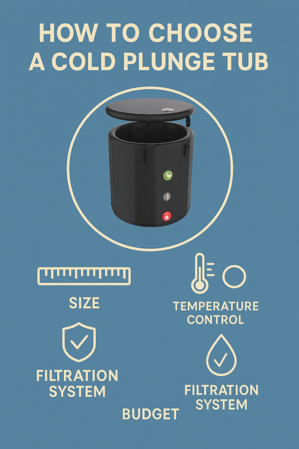 How can I choose a suitable cold plunge tub？